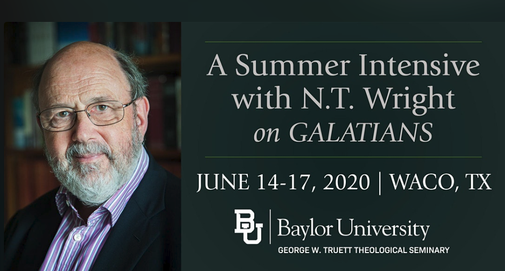 Upcoming Events – N.T. Wright Online